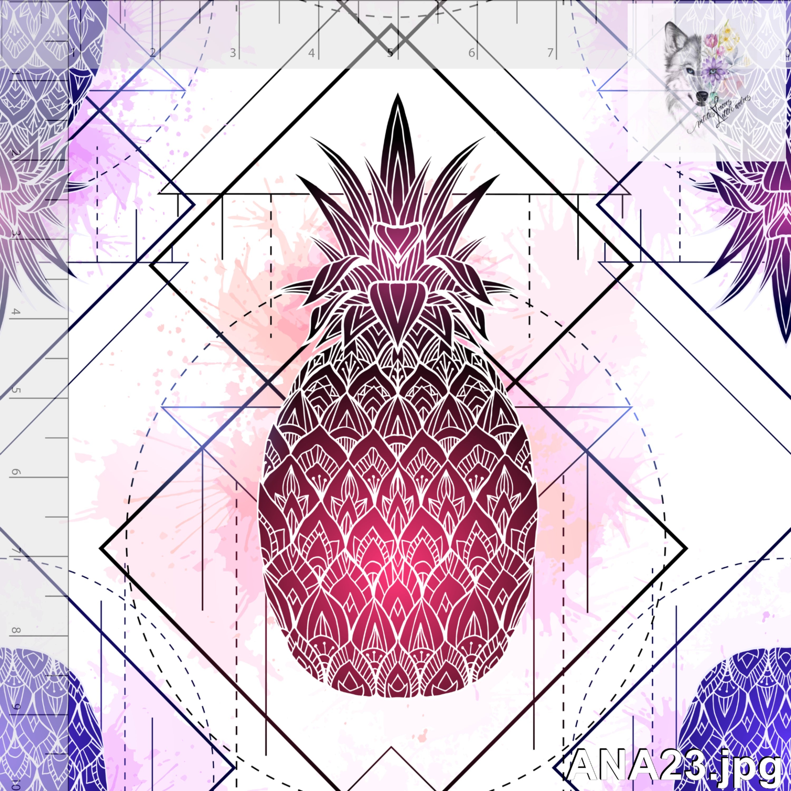 Fabric online PREORDER Bee Quebec | Small Textile Wolves – Petites ...