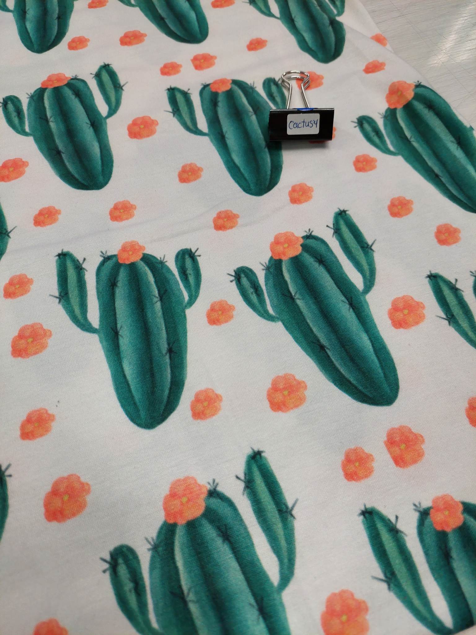 Tissu en ligne cactus en fleur Québec |Petites louves textiles ...